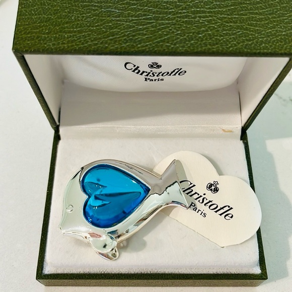 Christofle | Art | Christofle Aqua Marine Heart Fish | Poshmark